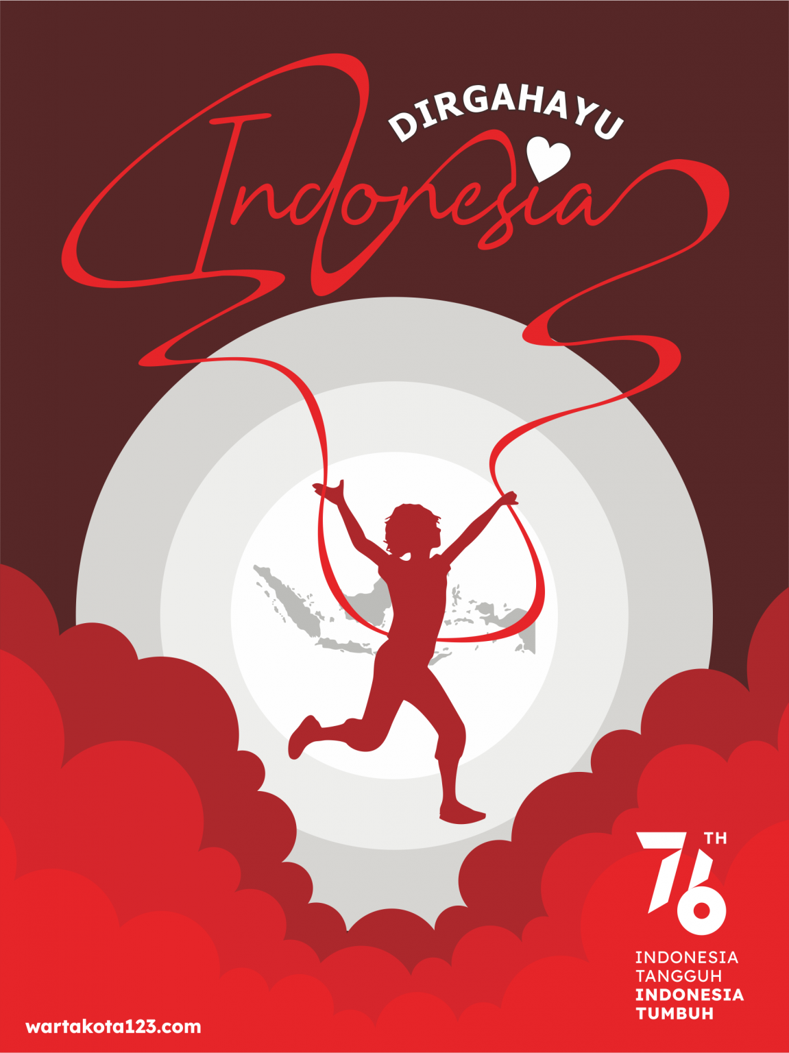 Poster HUT RI 2021, Download disini File CDR dan PNG GRATIS!!