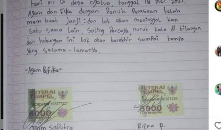 Cara Tanda Tangan di Materai dengan Baik dan Benar